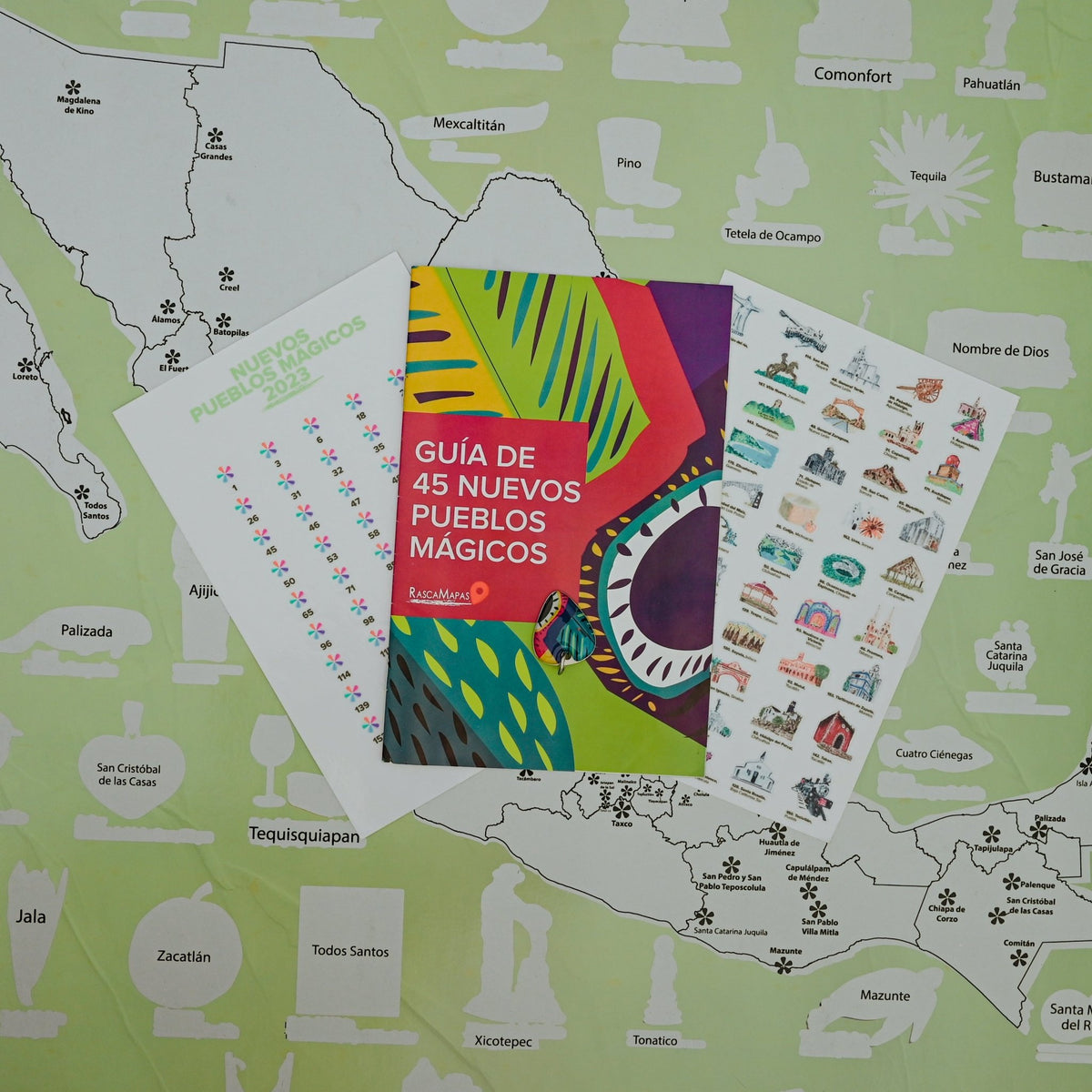 Actualización para MAPA 🗺️ 45 Nuevos Pueblos Mágicos 2023 – Rasca Mapas