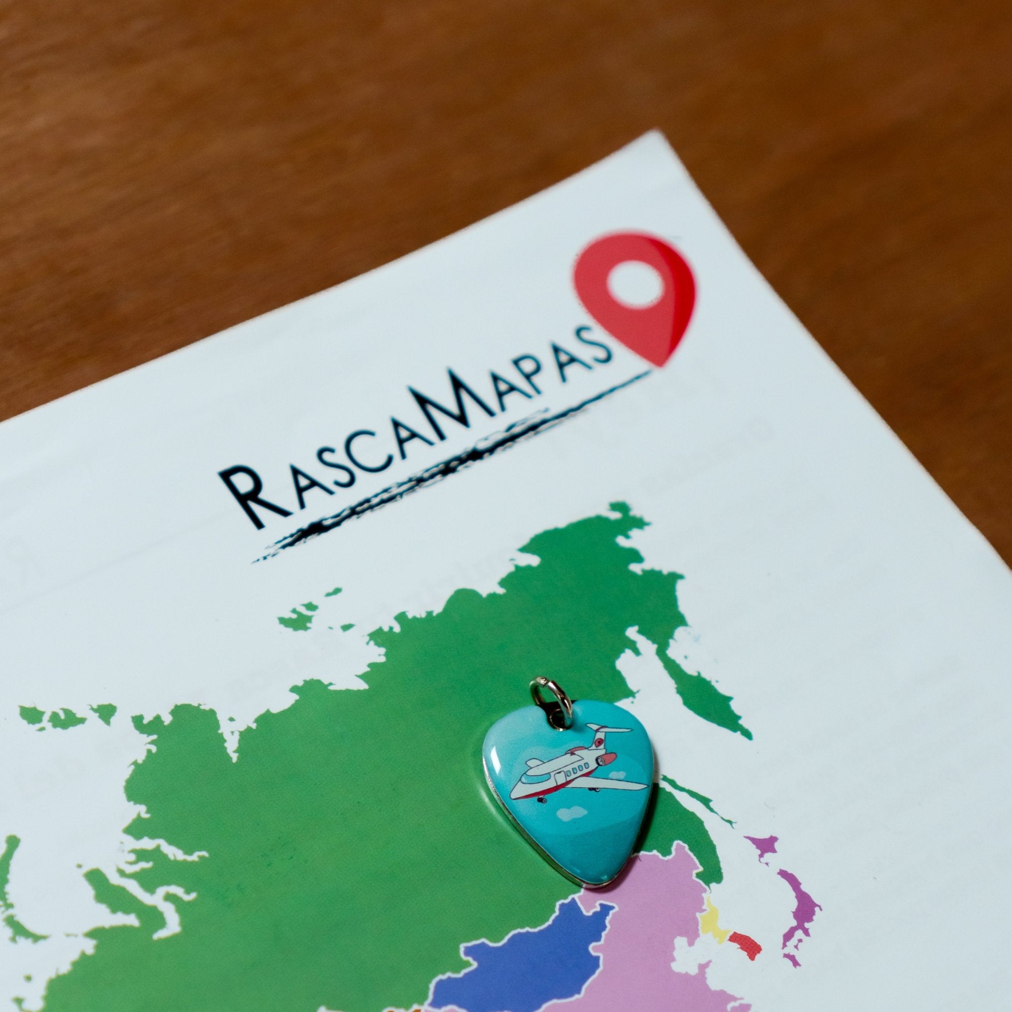 Mapa rascable de Municipios + Mapa rascable del mundo COMBO - Rasca Mapas