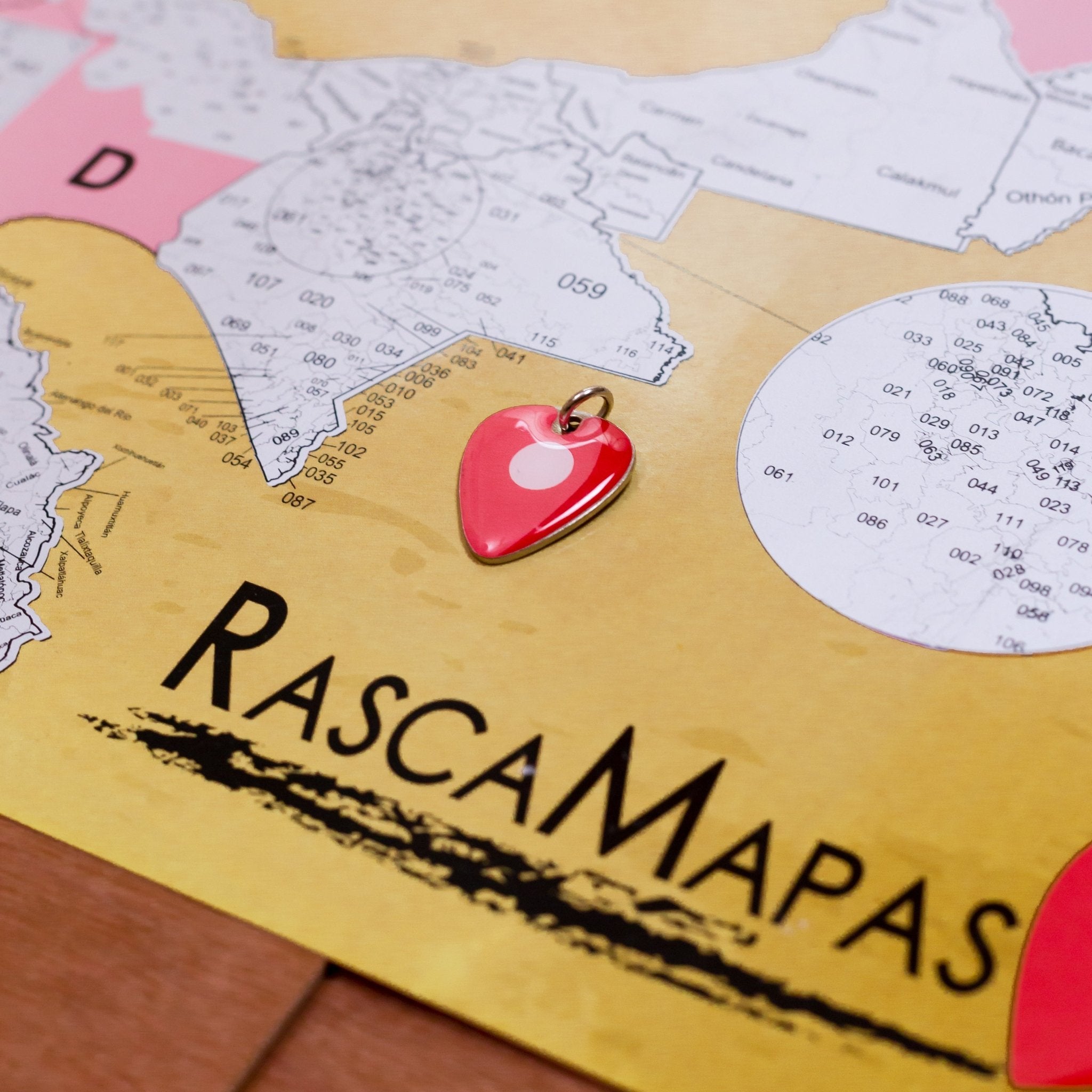 Mapa rascable de Municipios + Rasca Mapa de los 177 Pueblos Mágicos de ...