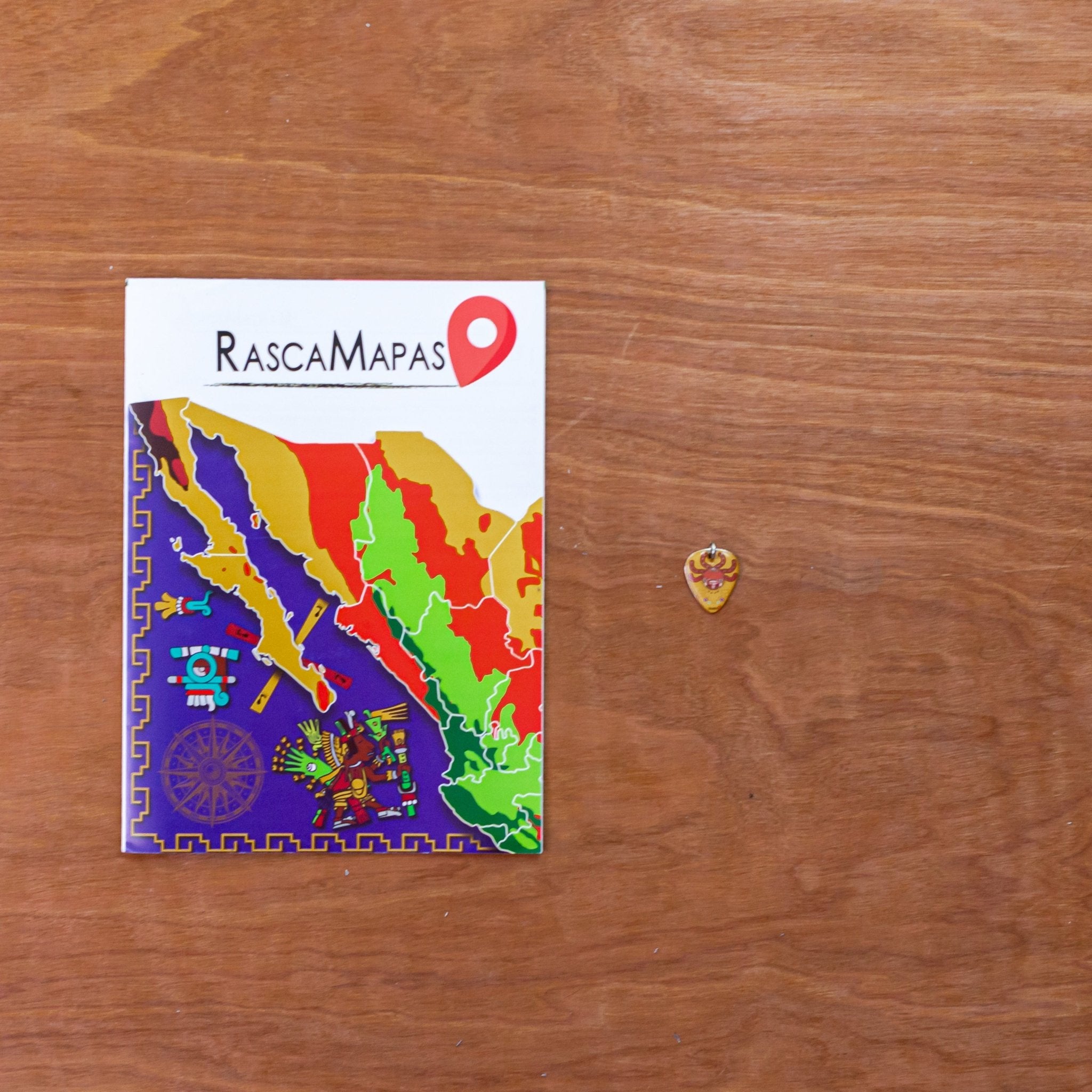 Rasca Mapa de las Zonas Arqueológicas de México - Rasca Mapas